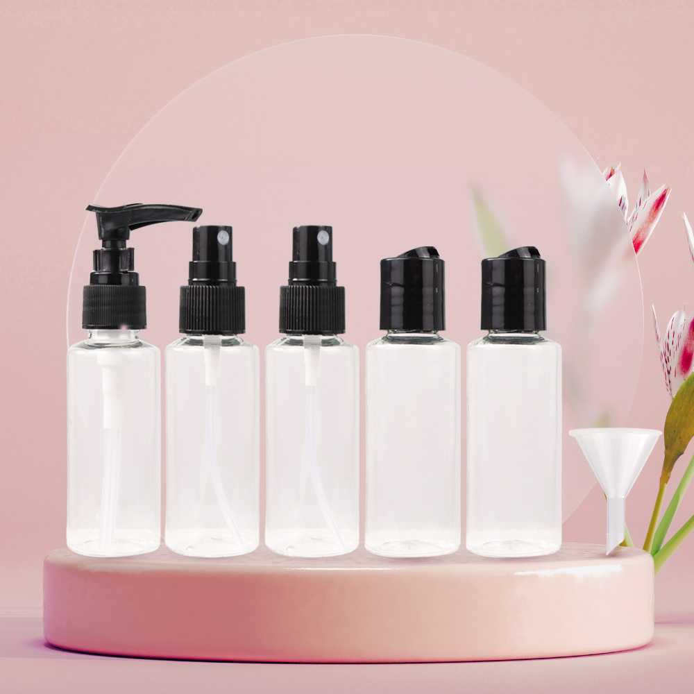 Jual BEIYIN Botol Travel Size Liquid Spray Bottle Pack Plastik 5
