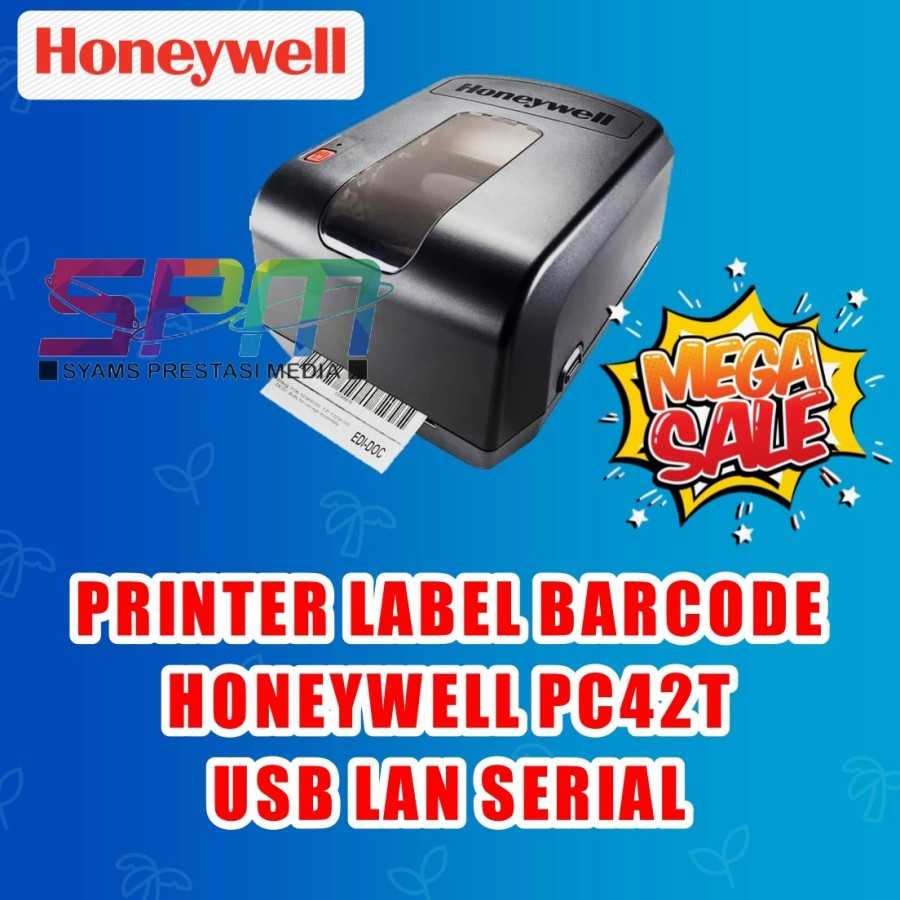 Jual PRINTER LABEL BARCODE HONEYWELL PC42T - PC42 | PC 42 T USB