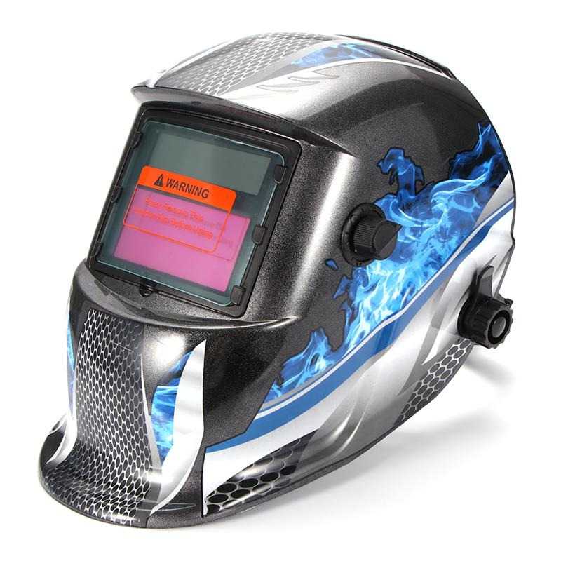 Jual Kedok Las Motif Api Helm Las Otomatis Auto Darkening