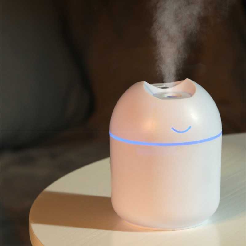 Jual Humidifier Diffuser USB dengan Lampu RGB 220ml Pengharum