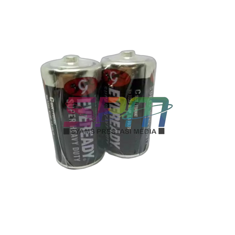 Jual EVEREADY BATERAI MAX TIPE C ISI 2 BATTERY TYPE C UKURAN