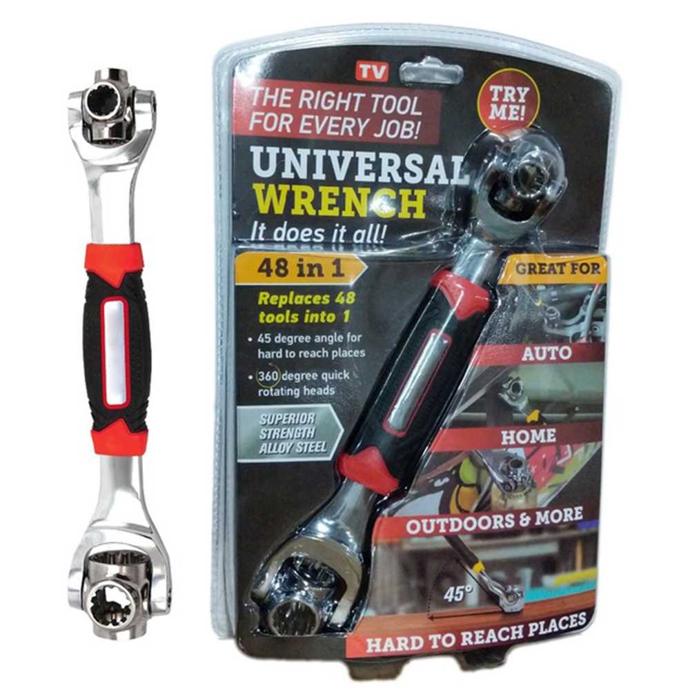 Jual Universal Tiger Wrench 48 in 1 - Kunci baut Pas shock