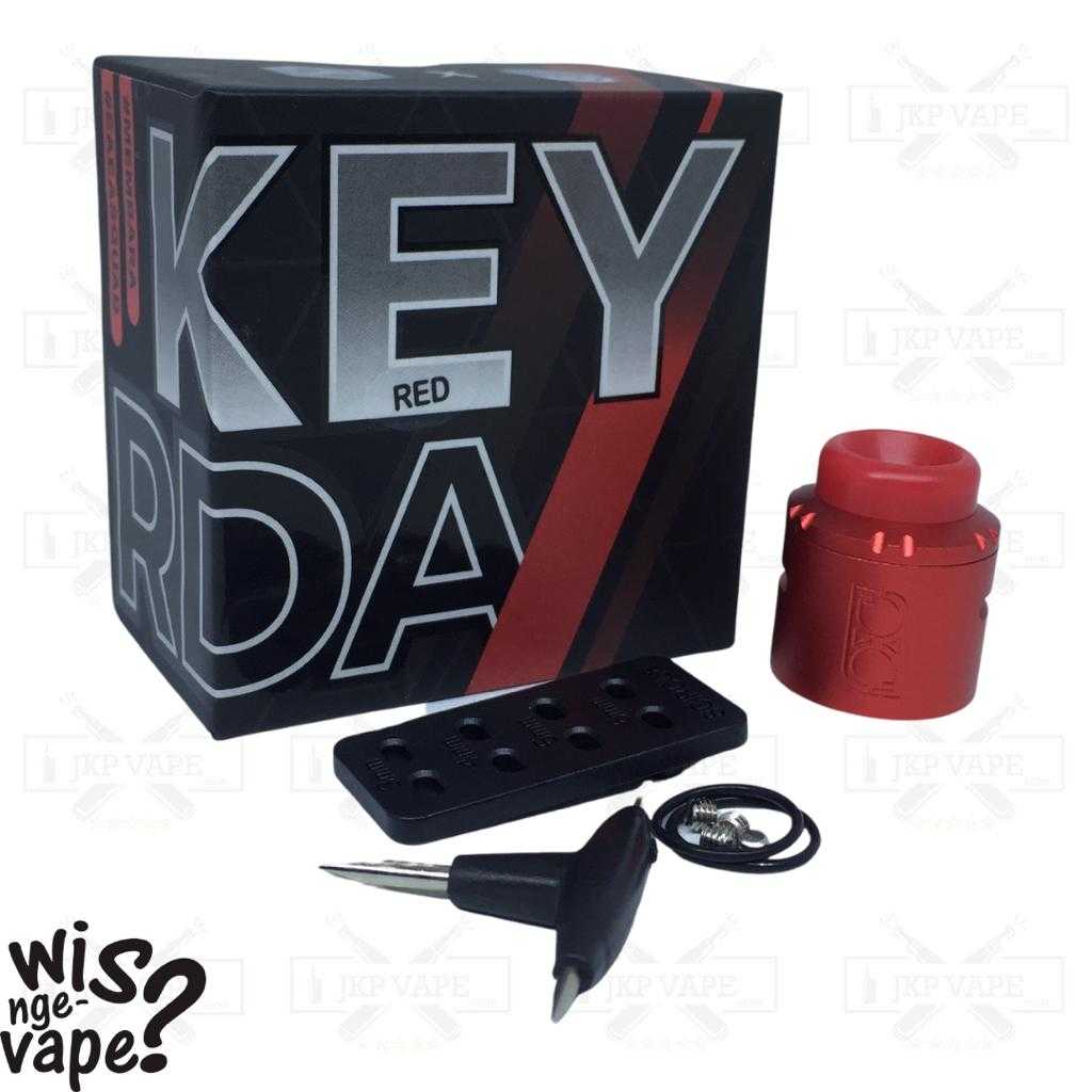 Jual KEY RDA 24mm Dual Coil Atomizer - Authentic By 8Circle X