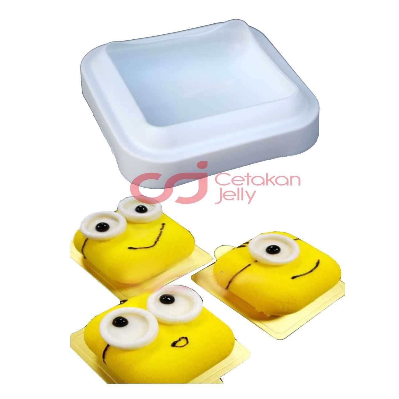 Jual CJ Cetakan Silikon Cake Kue Puding Jelly Gem 14 Cm Entremet