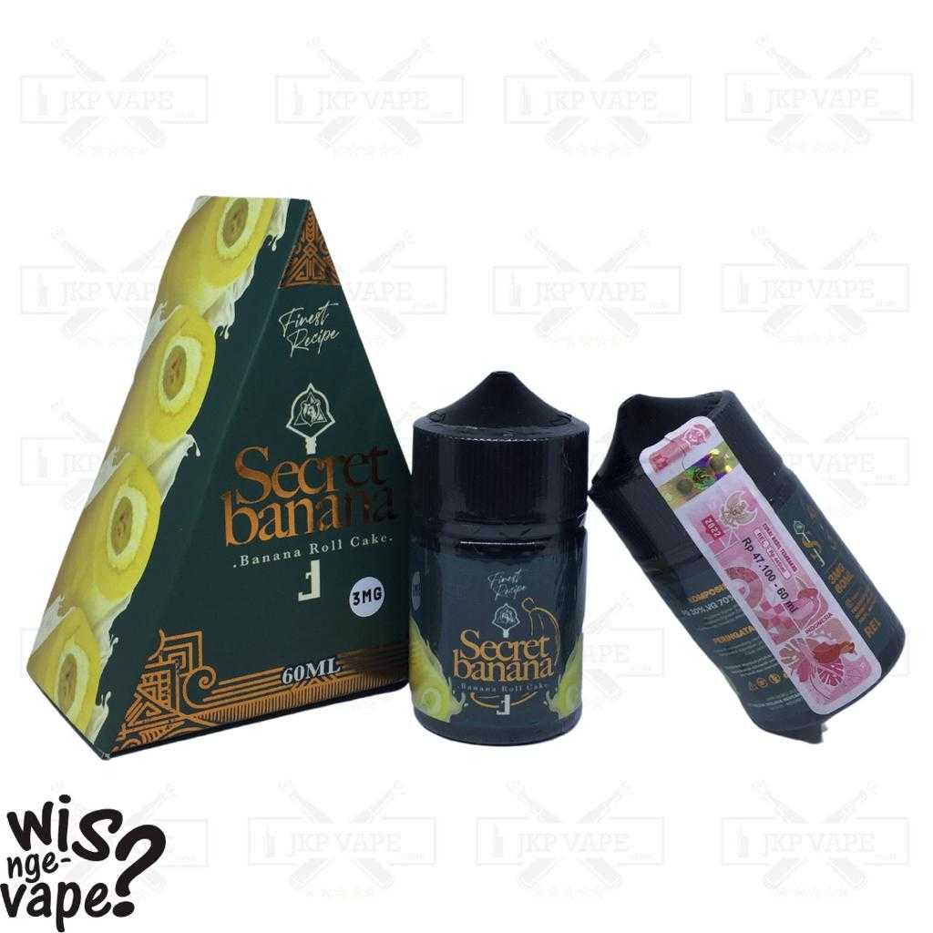 Jual Secret Banana Roll Cake 60ml - Liquid Vape By Trilogy X