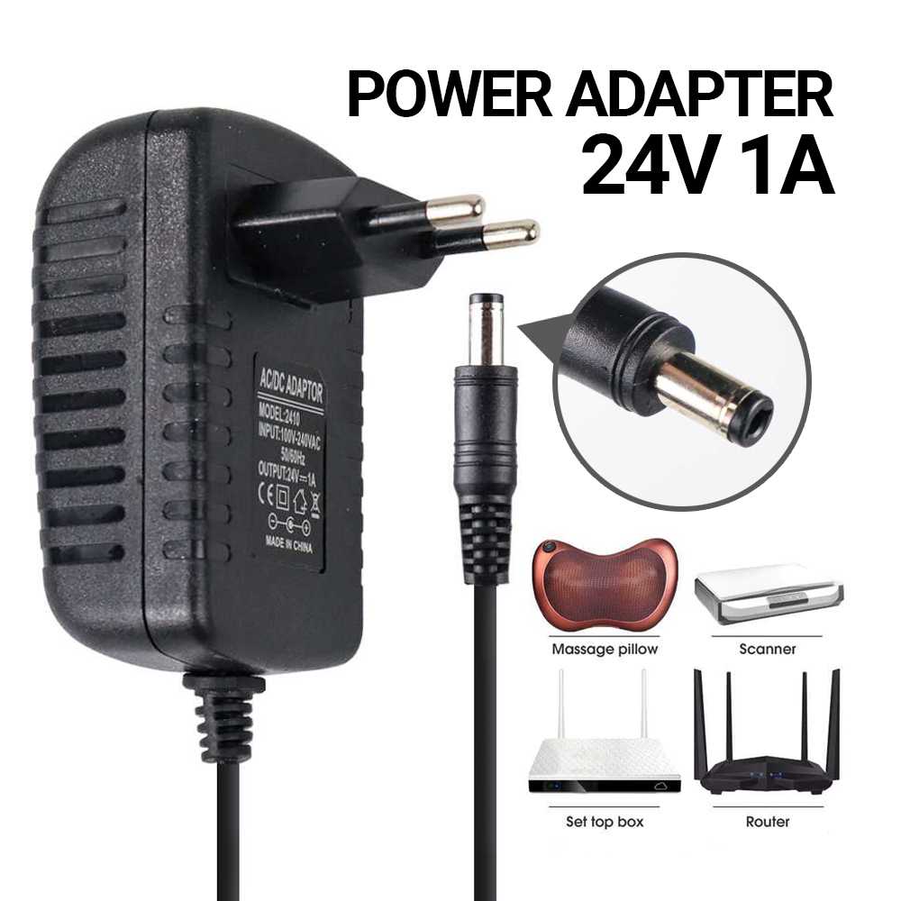 Jual Taffware Adaptor Power Supply Converter AC to DC 24V 1A LED