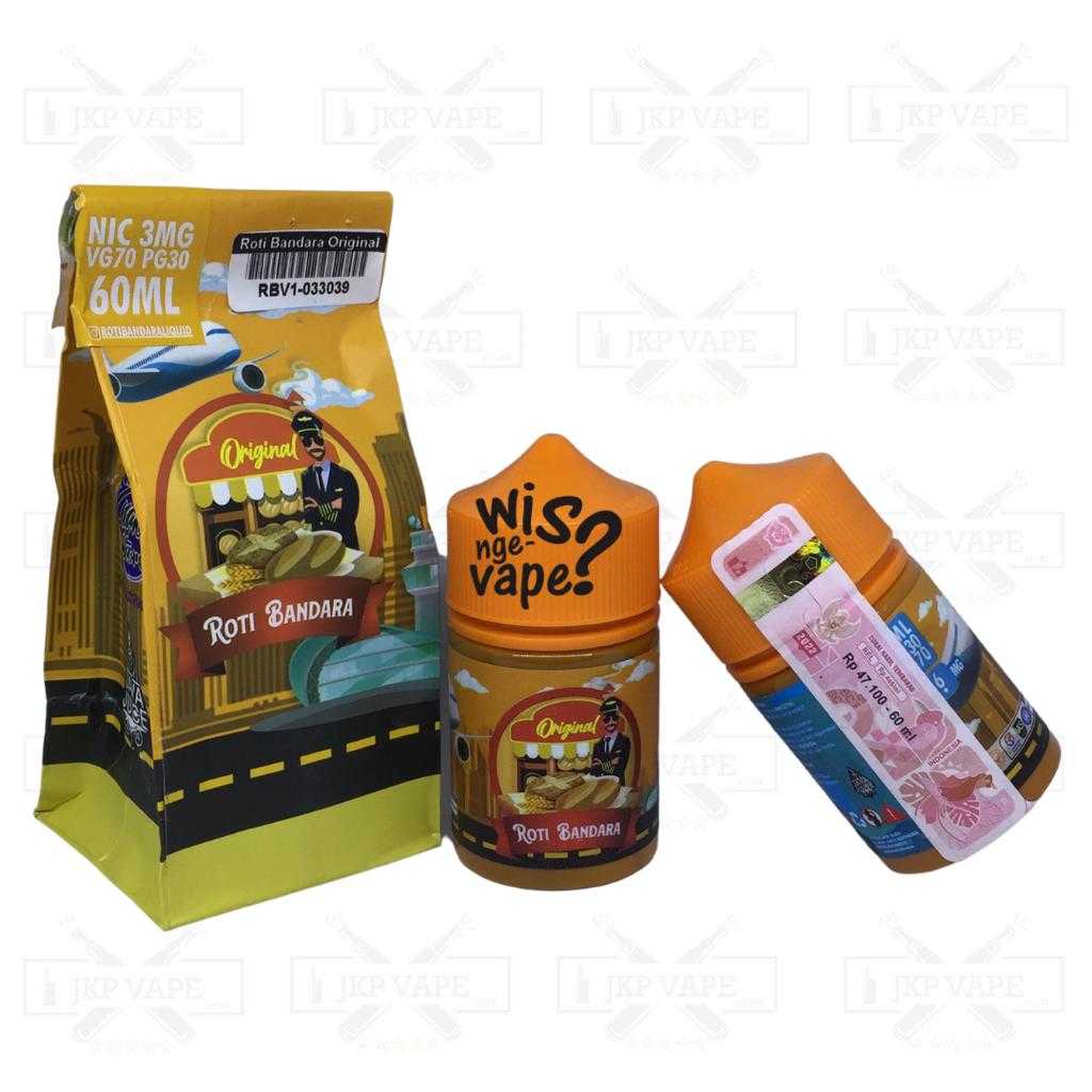 Jual Roti Bandara V1 Original 60ml - Liquid Vape Java Juice