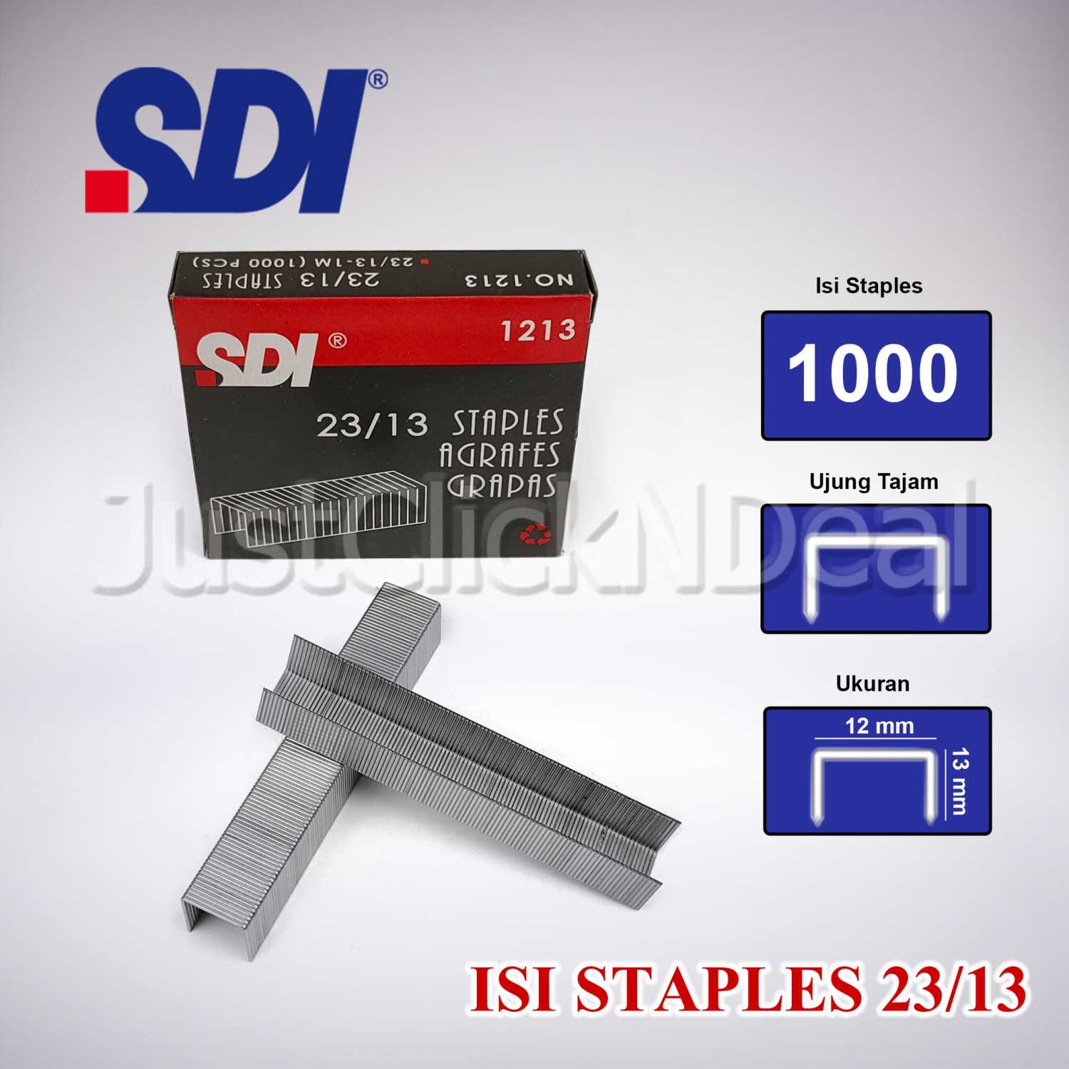 Jual SDI Isi Staples Jilid Stapler Refill | Jakmall.com