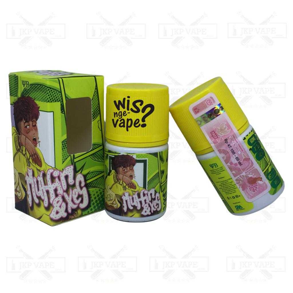 Jual Muffin & Xes V3 Banana 60ml - Liquid Vape By YBrap Reza Arap