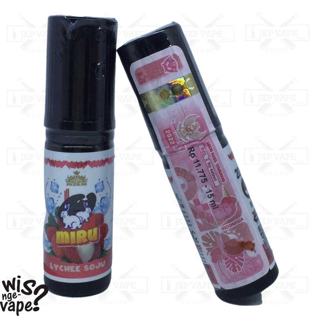 Jual Miru Ice Lychee 15ml - Saltnic Liquid Vape By JoZoJo