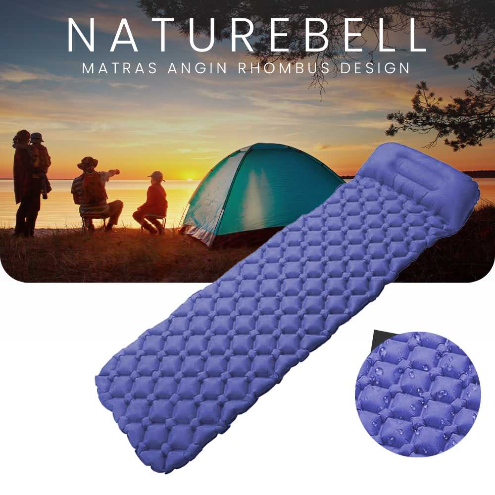 Jual NatureBell Kasur Matras Angin Rhombus Design for Sleeping
