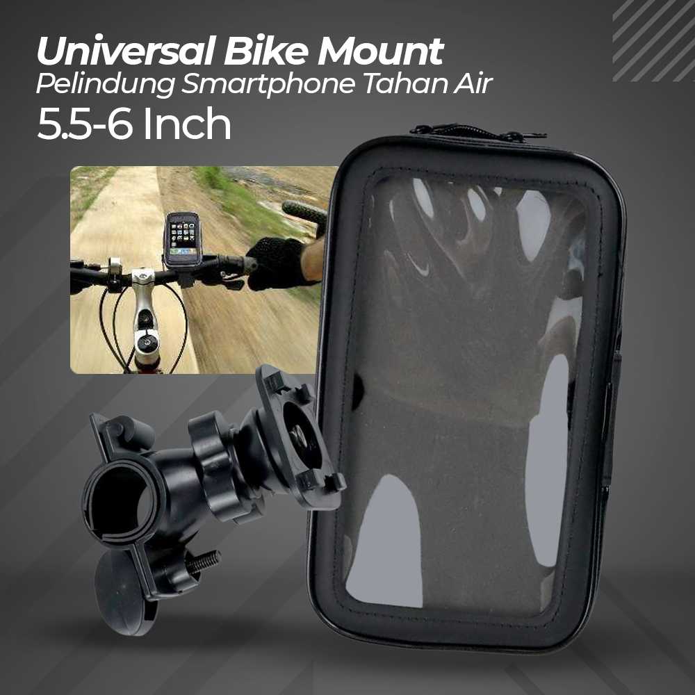 Jual Holder Smartphone Sepeda Universal Bike Case Waterproof