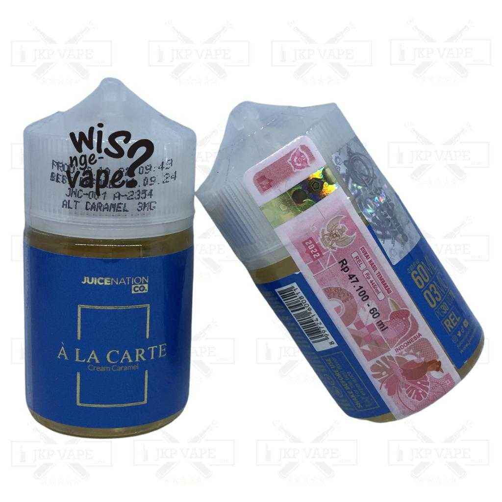 Jual Ala Carte Cream Caramel 60ml - A La Carte Liquid Vape By JNC