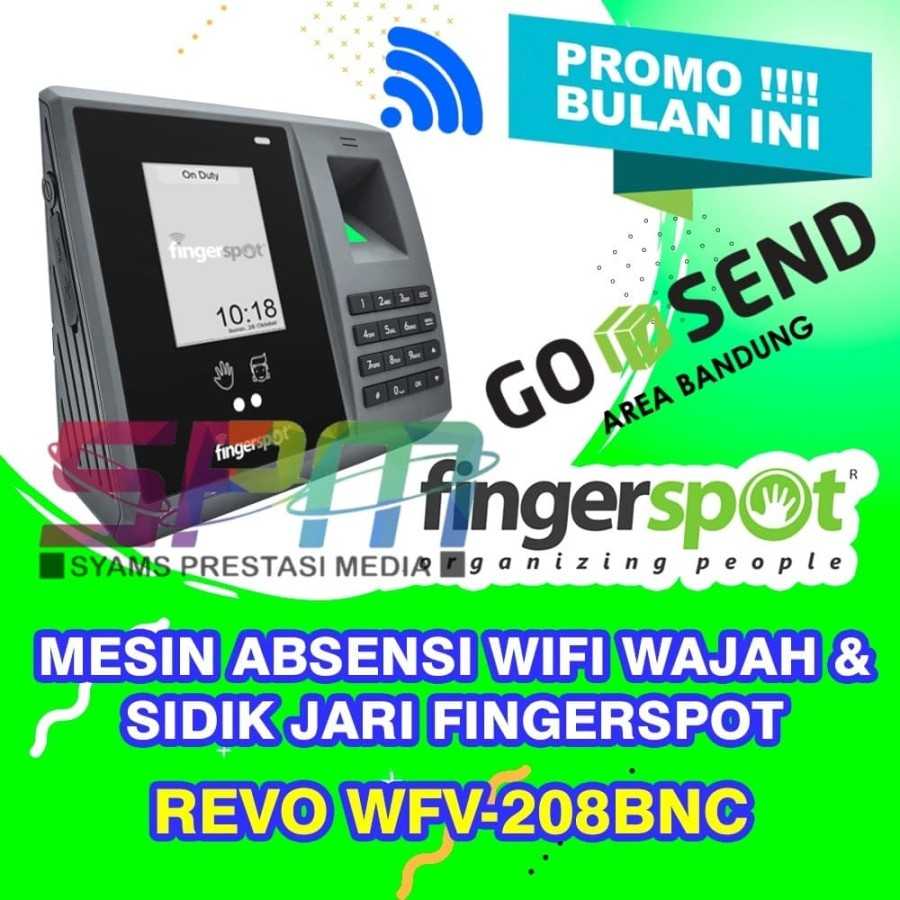 Jual Mesin Absensi WIFI Fingerspot Revo WFV-208BNC (Telapak