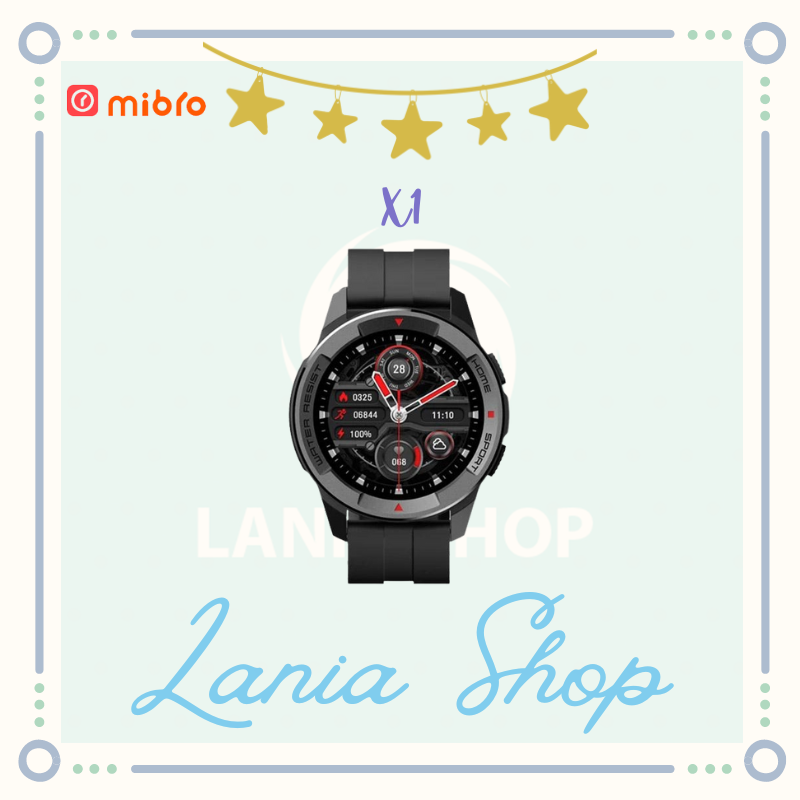 Jual MIBRO X1 Smartwatch - 5ATM Waterproof Sporty AMOLED | Jakmall.com