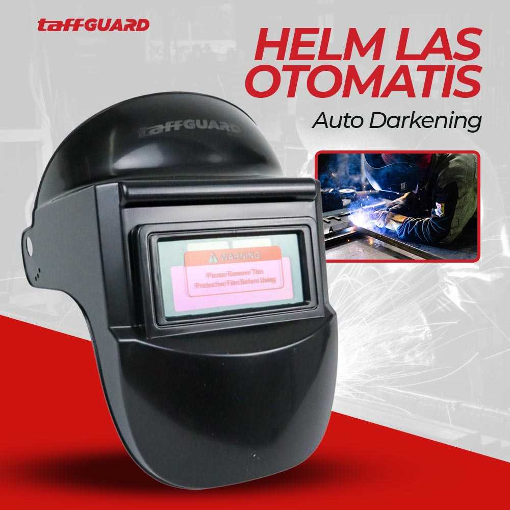 Jual TaffGUARD Helm Las Otomatis Auto Darkening Solar Welding