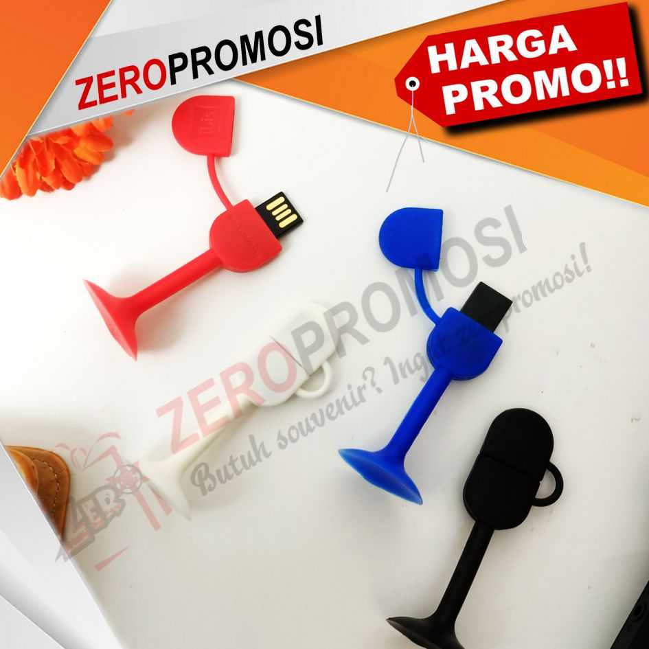 Jual Souvenir Flashdisk Standing Rubber FDBR06 Custom Promosi