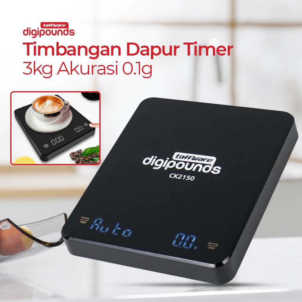Jual Taffware Digipounds Timbangan Kopi Digital Timer Coffee