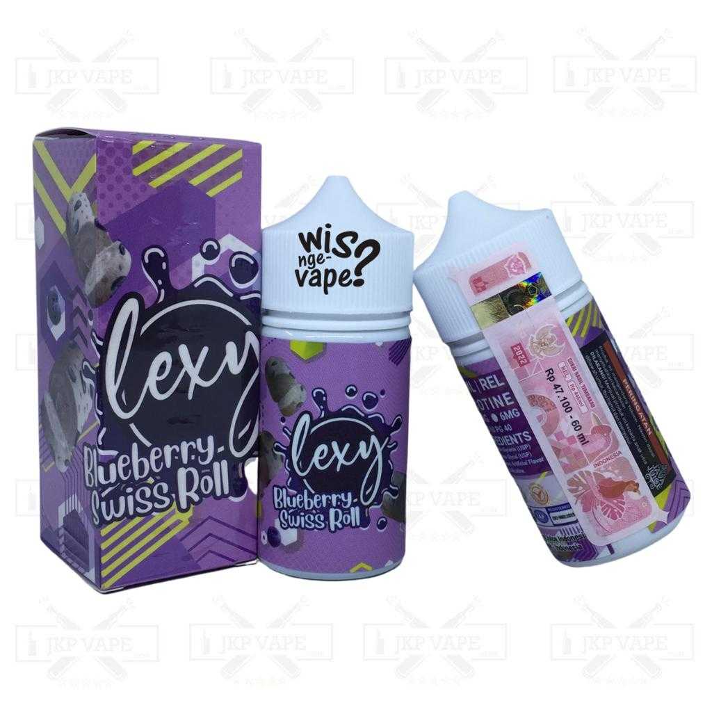 Jual Lexy Blueberry Swiss Roll 60ml - Liquid Vape By | Jakmall.com