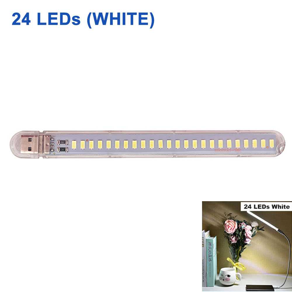 Jual ZHMZH Lampu Baca Mini LED USB Strip Portable Cool White 12W