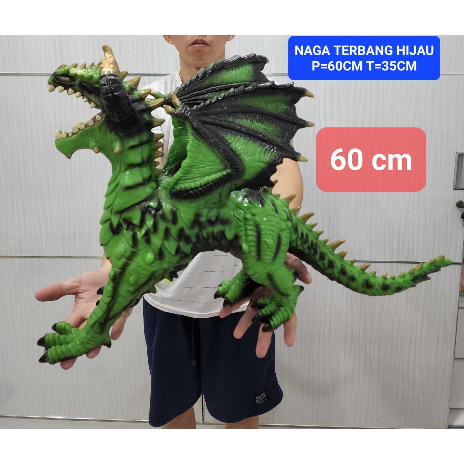 Jual MAINAN DINOSAURUS NAGA TERBANG 60CM FLYING DRAGON BIG SIZE
