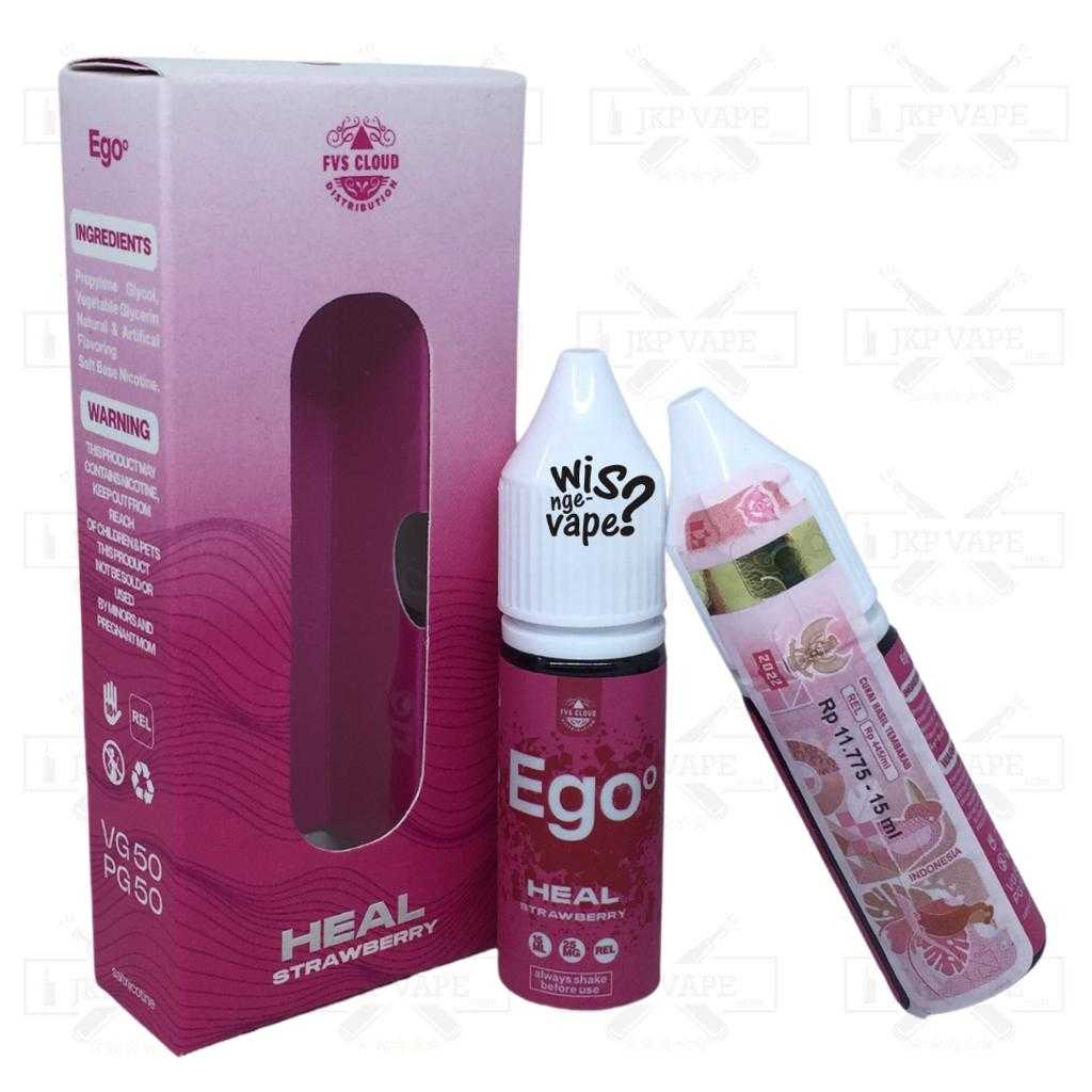 Jual EGOO Ego Heal Strawberry 15ml - Salt Nic Liquid Vape By FVS