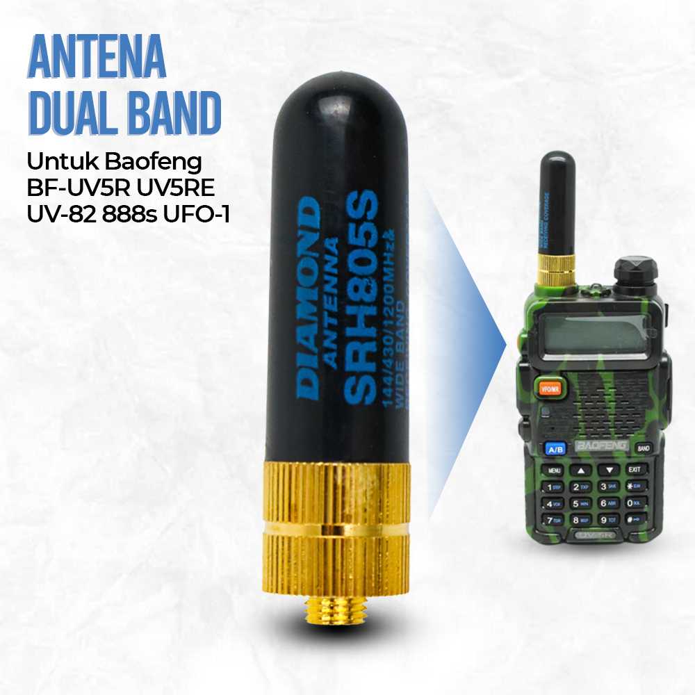 Jual DIAMOND Antena Dual Band Baofeng BF-UV5R BF-UV5RE UV-82