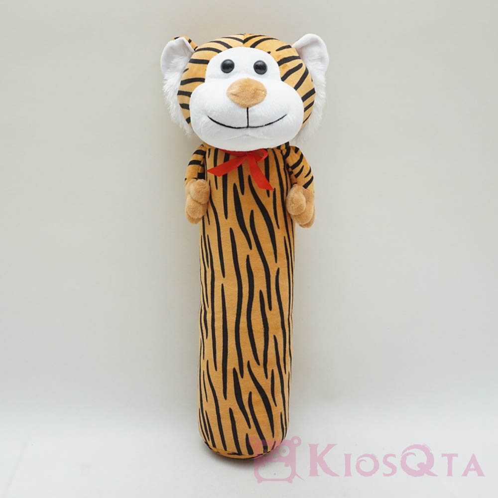 Jual guling macan lucu cute tiger kepala dan tangan loreng