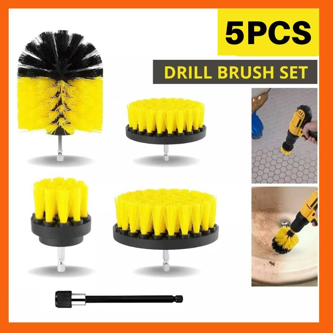 Jual Sikat Bor Listrik Set 5pcs Poles Mobil Polisher Brush Car