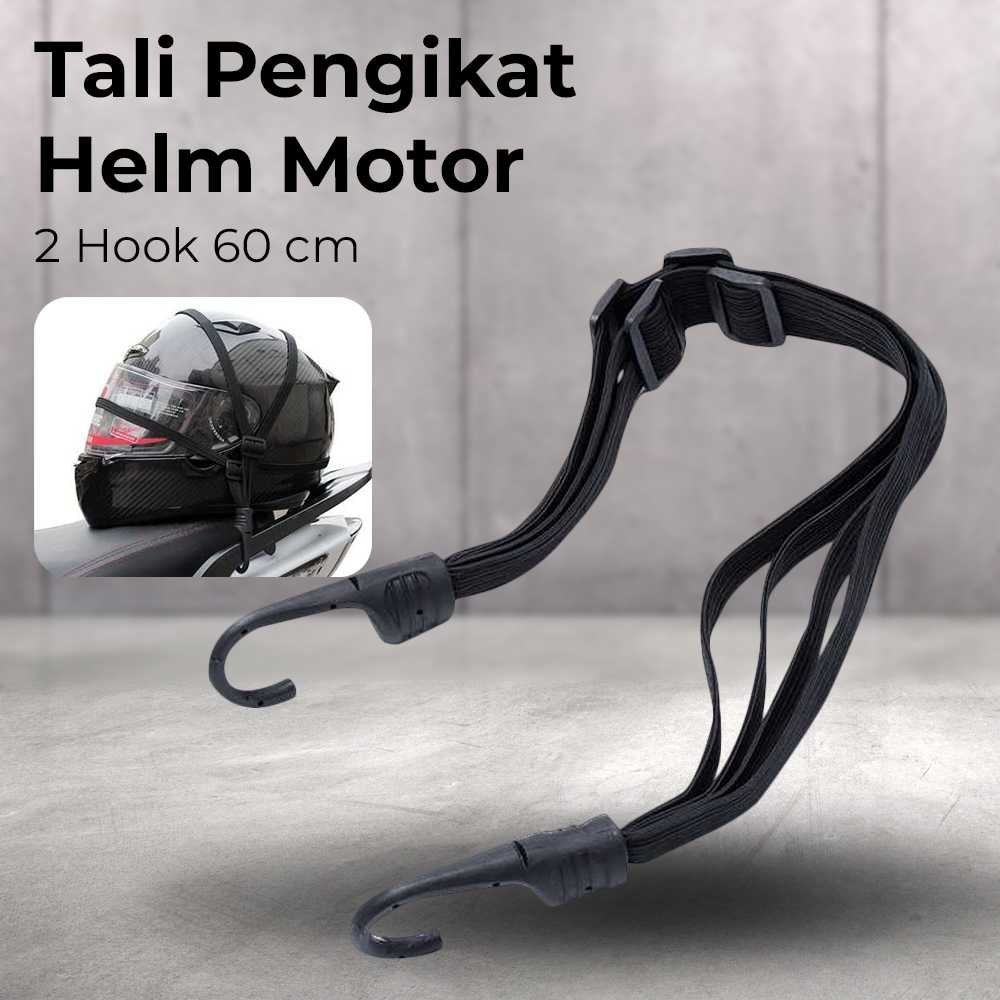 Jual MOTOWOLF Tali Pengikat Helm Motor Strap Adjustable 2 Hook