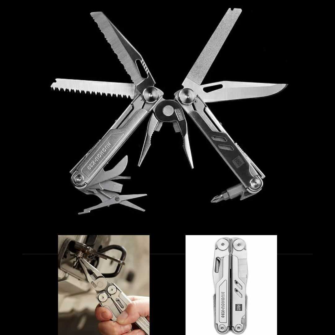Jual Huohou Tang Lipat Survival Multi-Tools Pro 18in1 Stainless