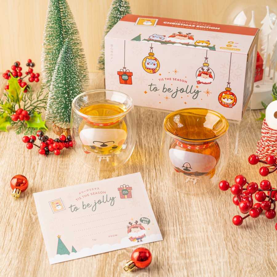 Jual UCHII Akita Xmas Gift Hampers Set | Parcel Gelas Natal