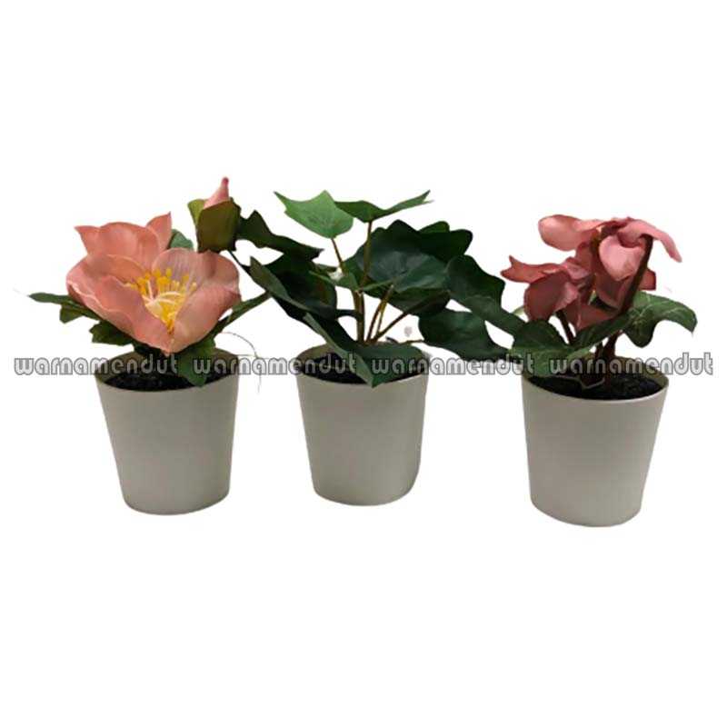 Jual Dekorasi tanaman artificial ivy dlm pot diameter 6 cm WMO