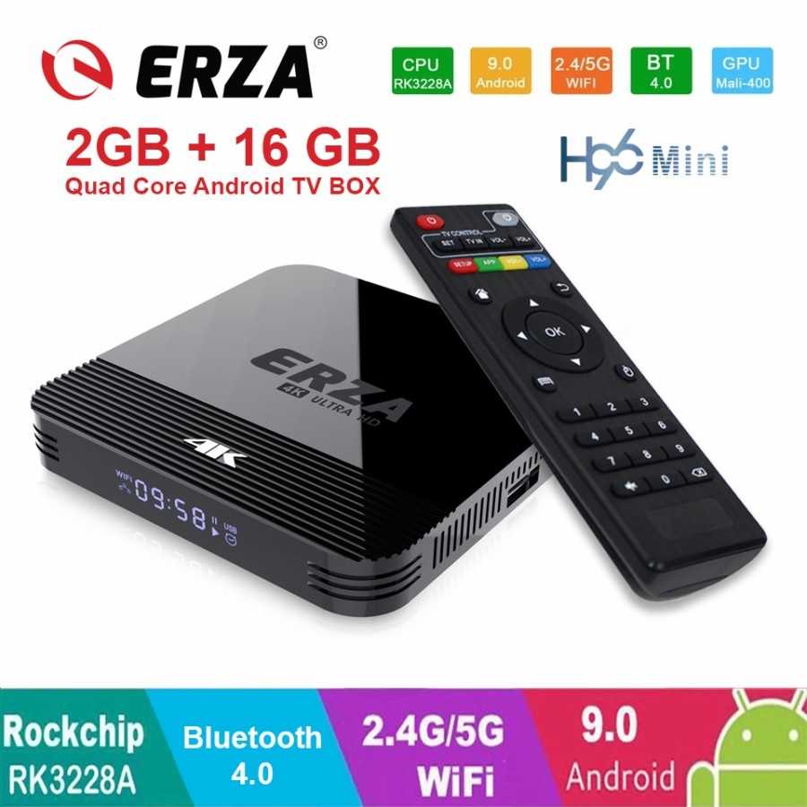 Jual Erza H96 Mini TV Box Android 2GB 16GB Quad Core 4K 2.4G Wifi
