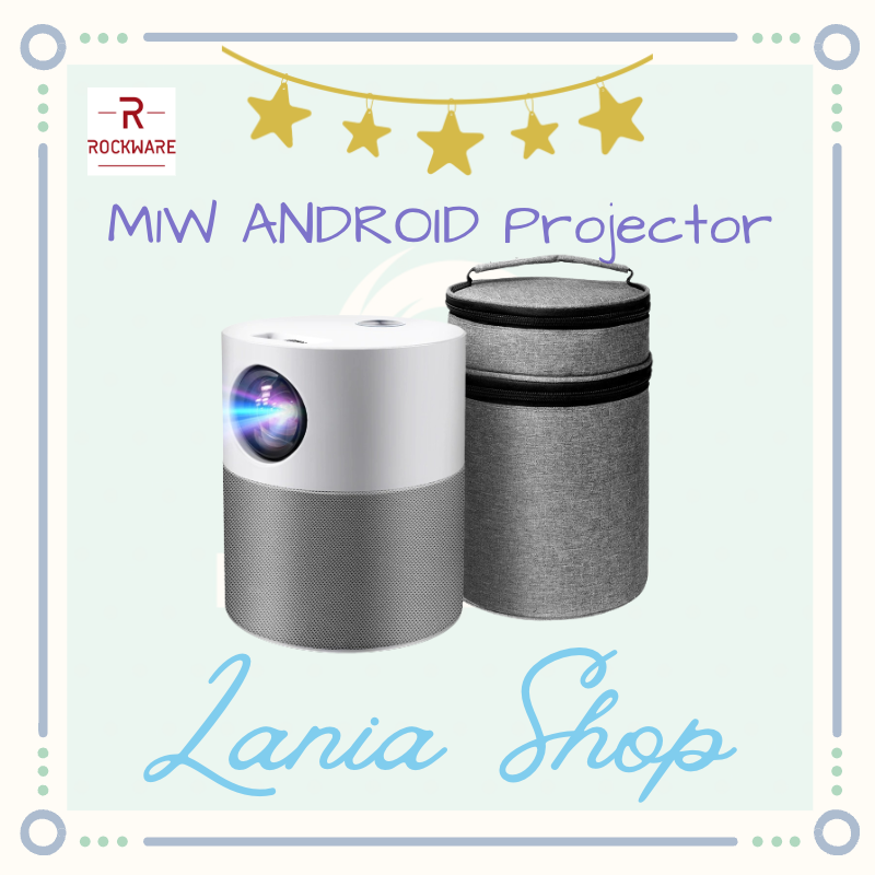 Jual ROCKWARE M1W ANDROID Version - Smart LED Projector 1080P