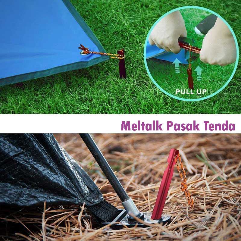 Jual Meltalk Pasak Tenda Camping Tent Pegs Aluminium 18cm 1 PCS