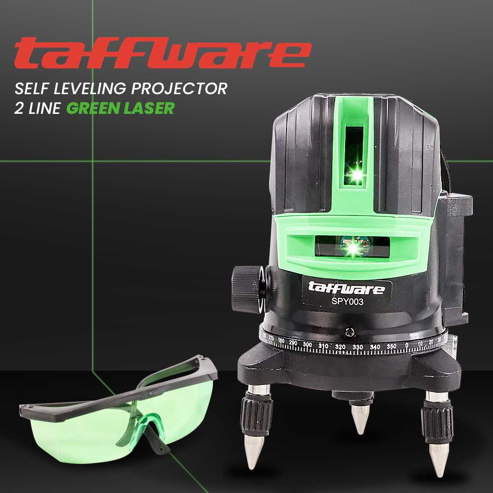 Jual Taffware Self Leveling Projector Green Laser 2 Line - SPY003