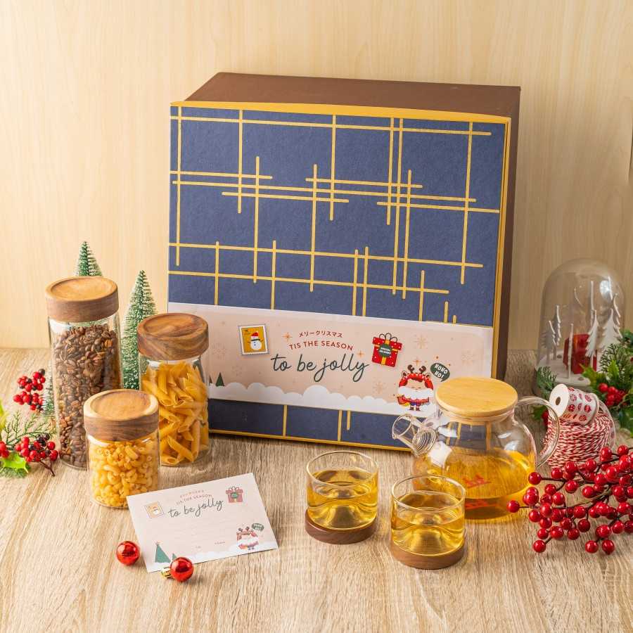 Jual UCHII Xmas Gift Joyeux Hampers Tableware Set | Hadiah