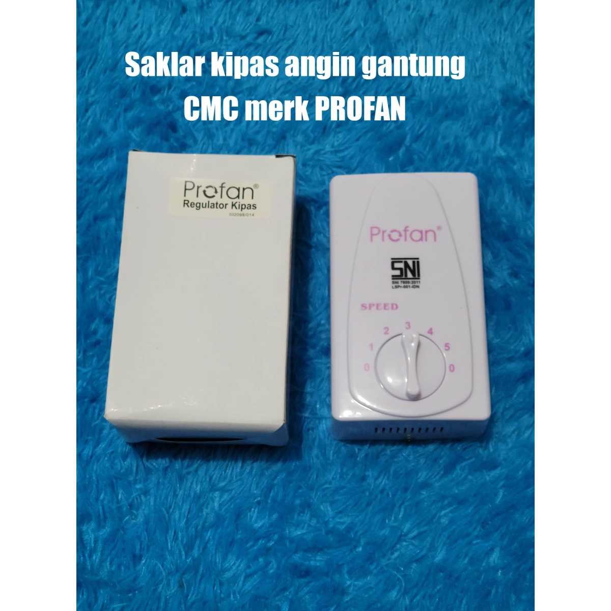Jual PROFAN saklar kipas angin gantung cmc / switch regulator