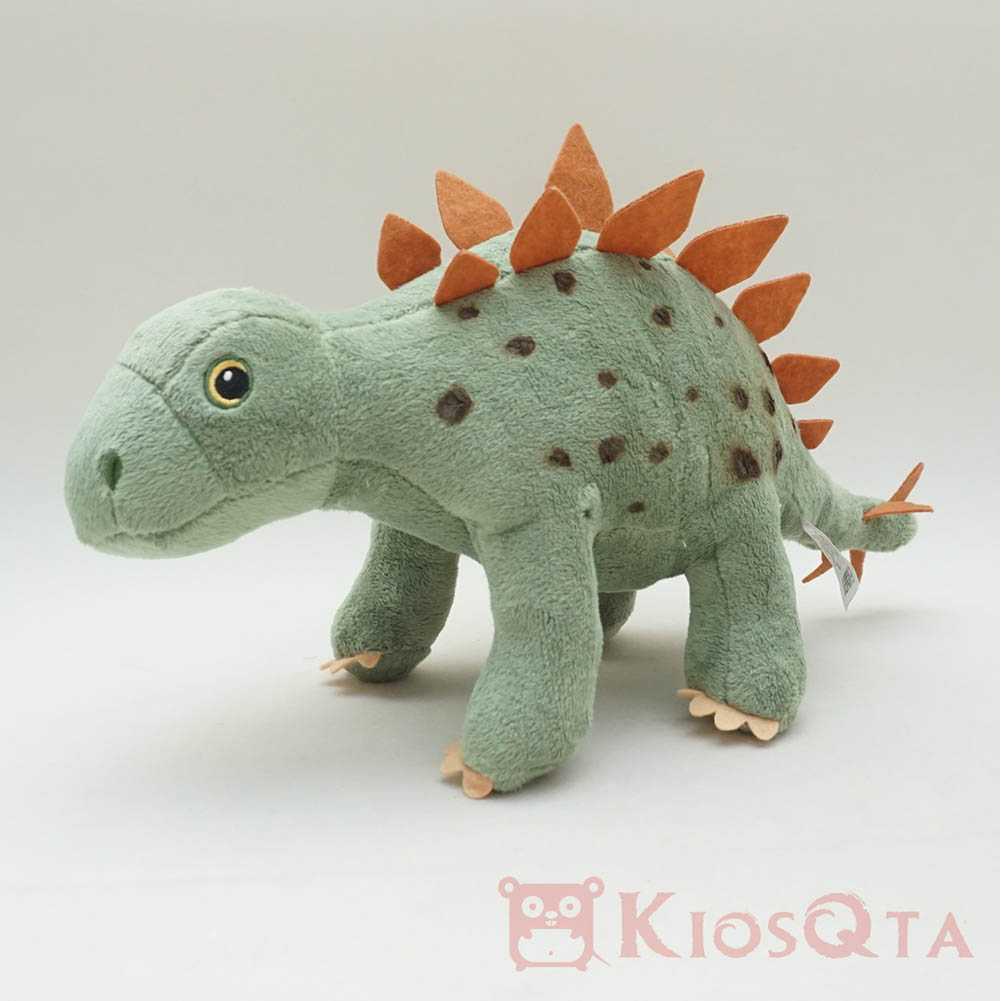 Jual boneka dinosaurus stegosaurus hijau coklat medium | Jakmall.com