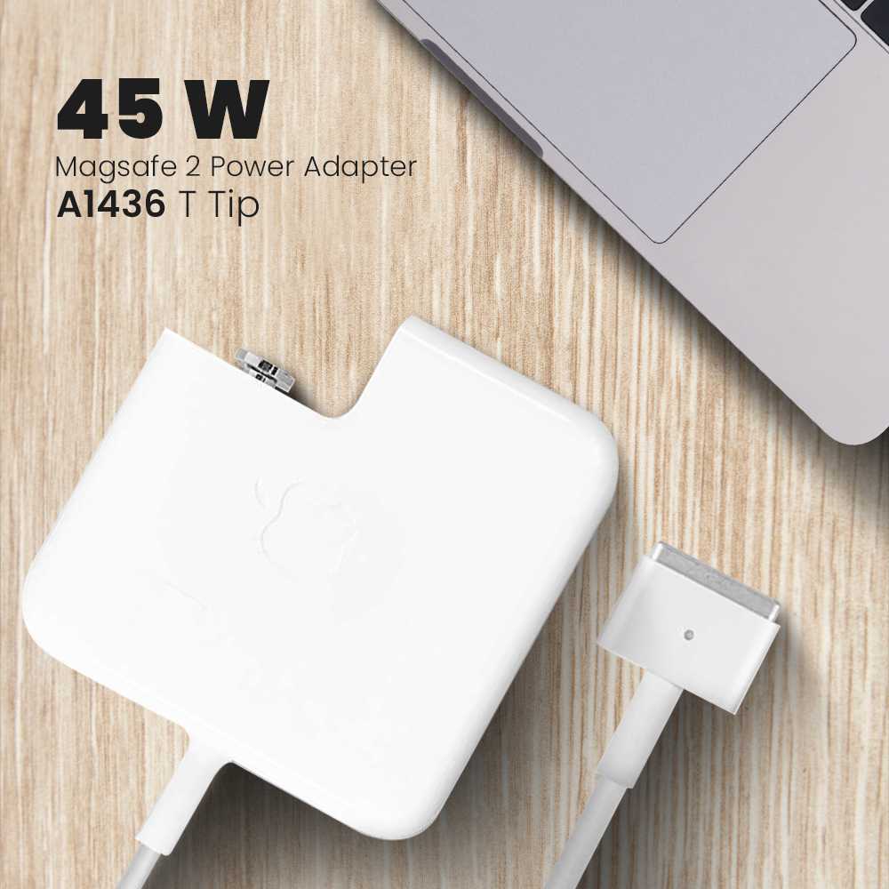 Jual Apple 45W MagSafe 2 Power Adapter A1436 T Tip | Jakmall.com