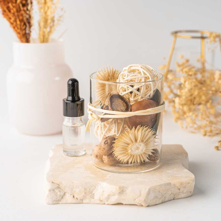 Jual UCHII Decorative Room Diffuser Glass jar | Vas Aroma Bunga