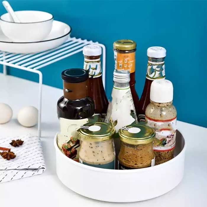 Jual Rak Putar 360 Derajat Tempat Penyimpanan Wadah Dapur