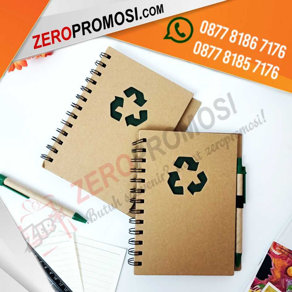 Jual Souvenir Memo Recycle New Custom Logo | Jakmall.com