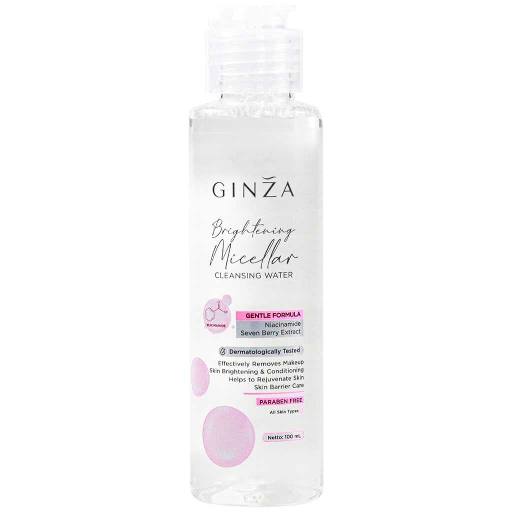 Jual GINZA Brightening Micellar Cleansing Water 100ML | Jakmall.com