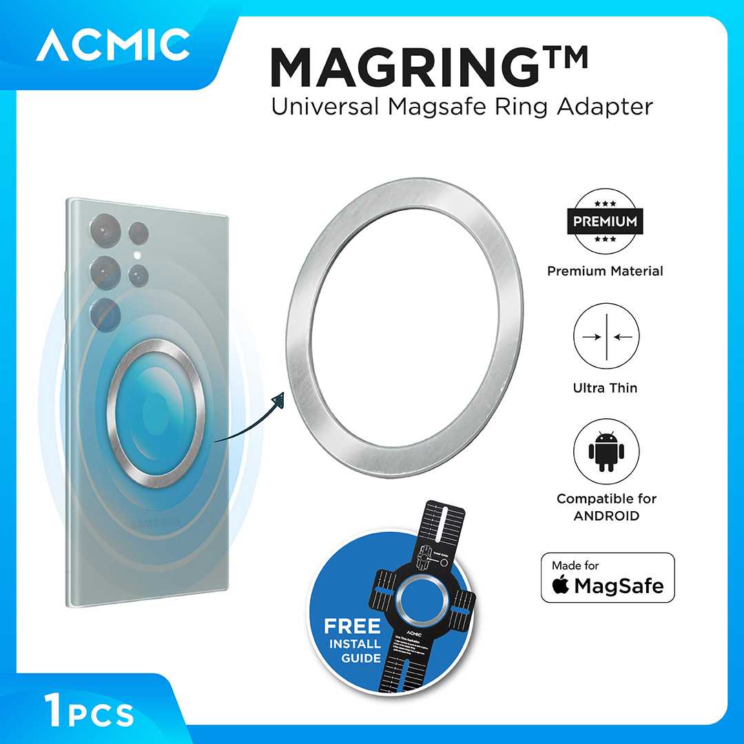 Jual ACMIC MAGRING Wireless Magnetic Plate Universal Magsafe