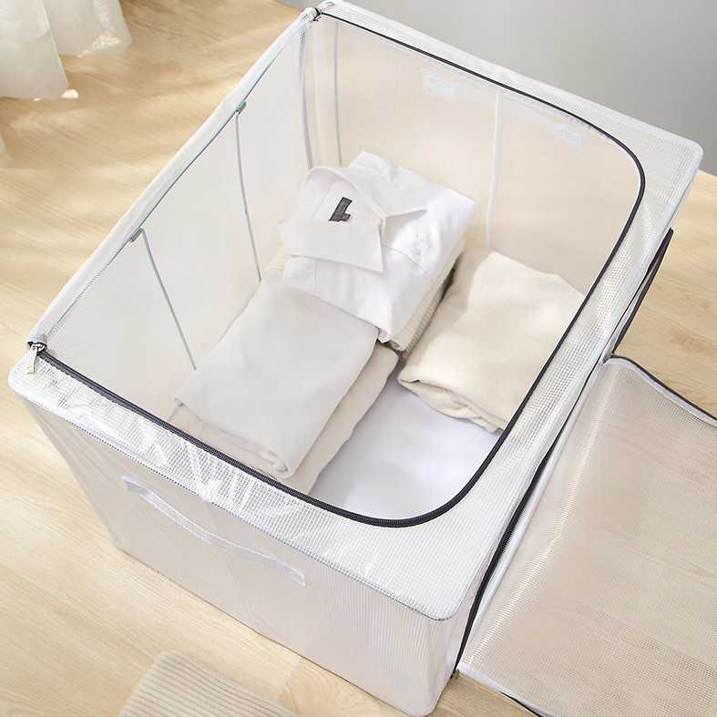Jual UCHII Transparent HAKO PVC Box Home Detachable 88L | Kotak