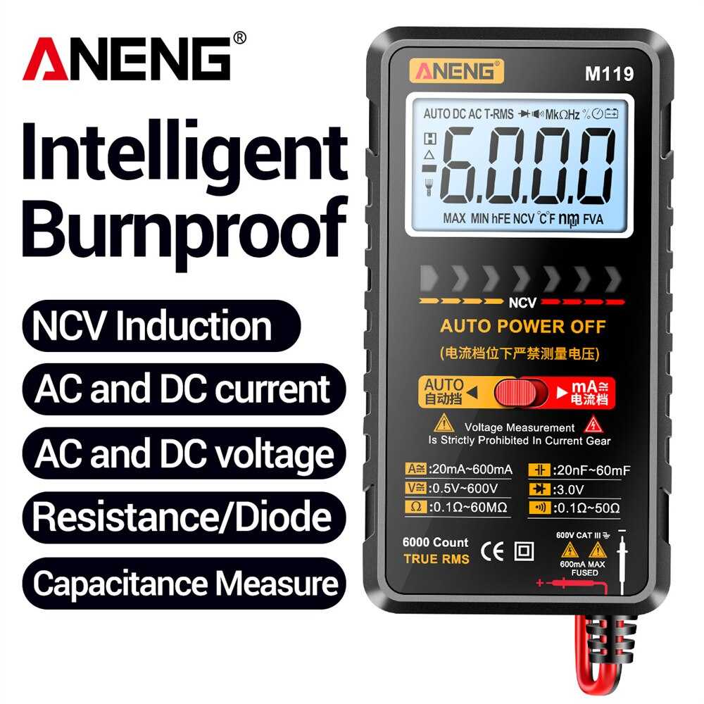 Jual ANENG Digital Multimeter Multitester Voltage Tester with