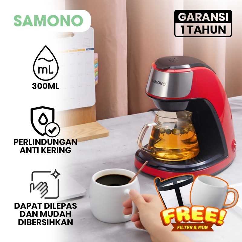 Jual Samono Coffee Maker Mesin Kopi Otomatis SW-CMR03 Red