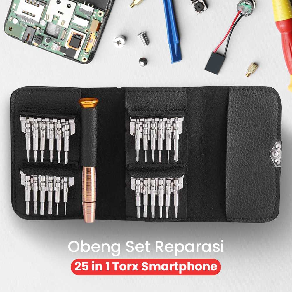 Jual Taffware Obeng Set Reparasi 25in1 Torx Smartphone Stainless